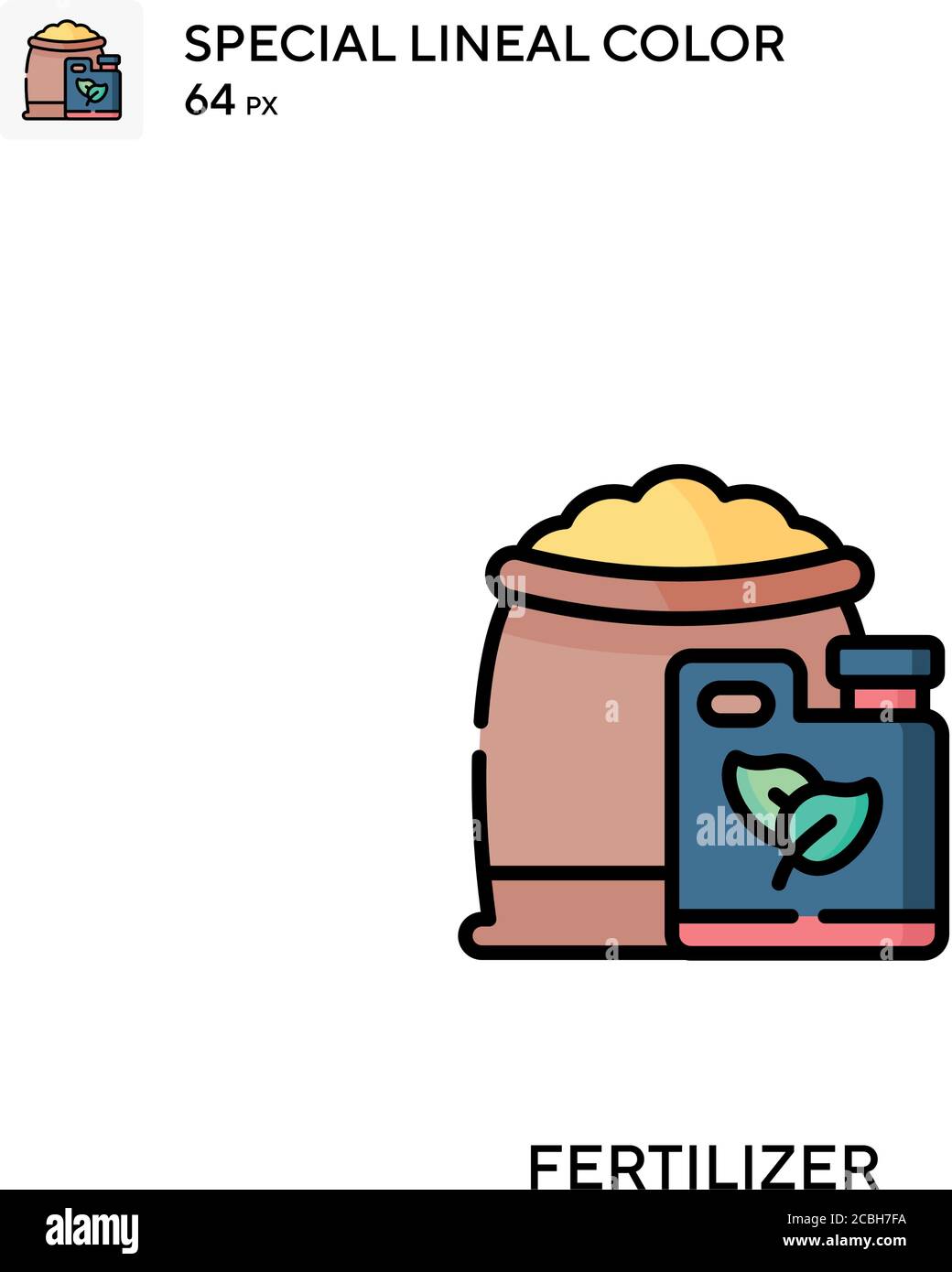 Fertilizer special lineal color vector icon. Fertilizer icons for your ...