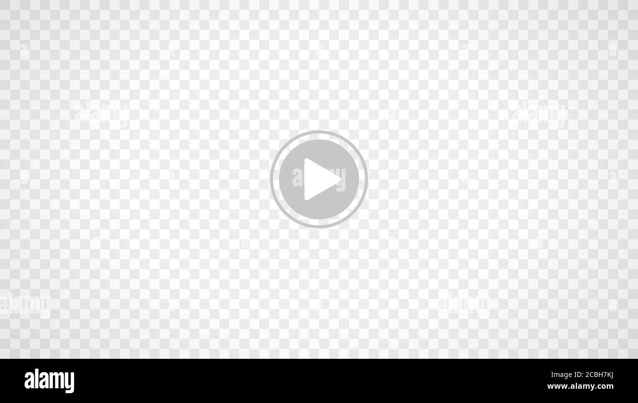 Play video sign vector on transparent background Stock Vector Image ...