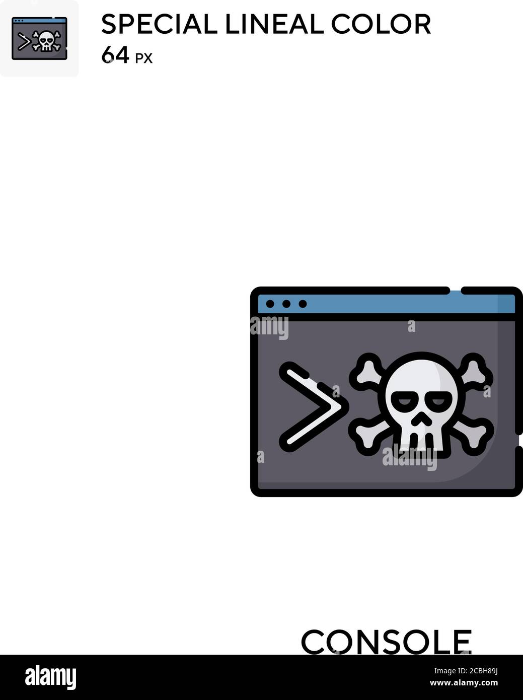 Console special lineal color vector icon. Console icons for your ...