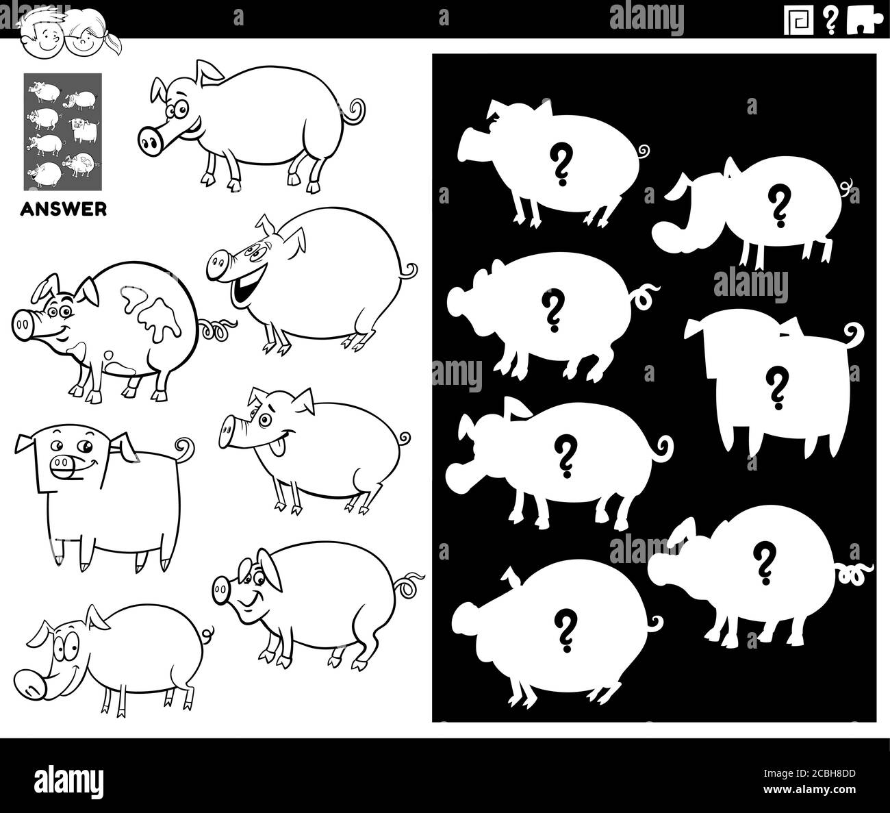 Cartoon character question mark book Stock Vector Images - Alamy