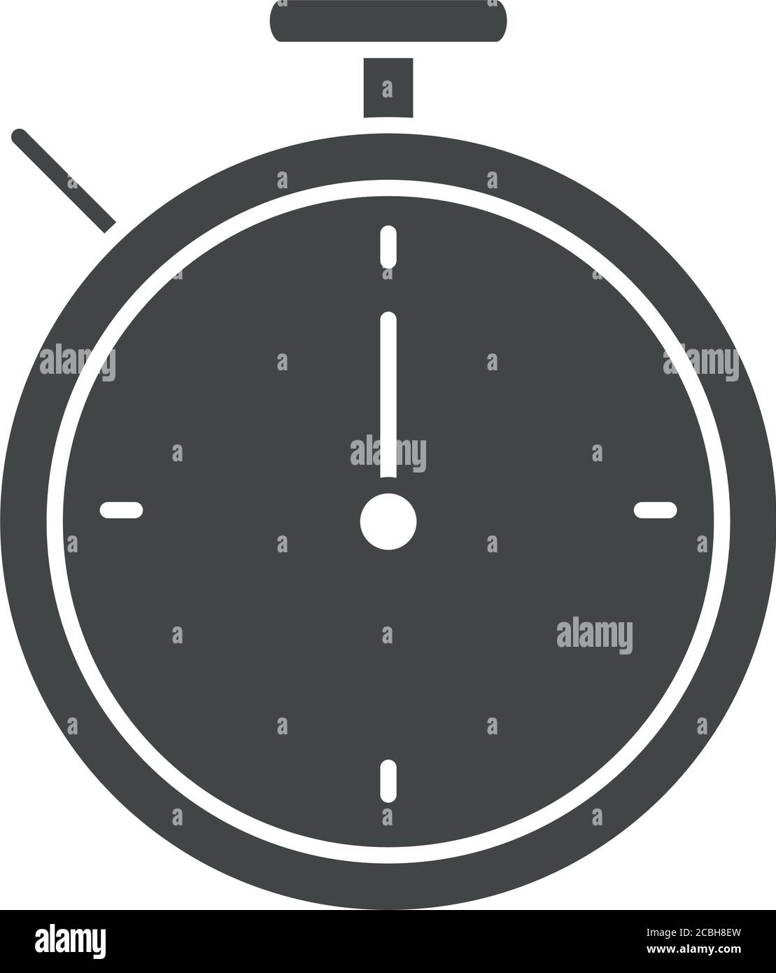 stopwatch time sport silhouette icon design vector illustration Stock ...