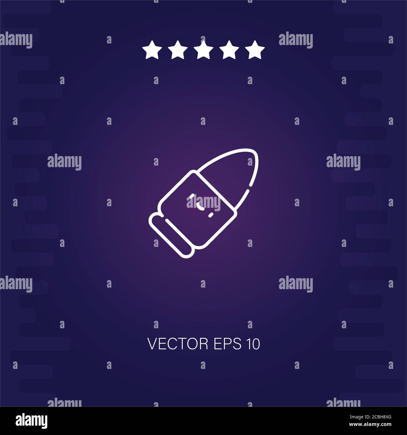 bullet vector icon modern illustration Stock Vector Image & Art - Alamy