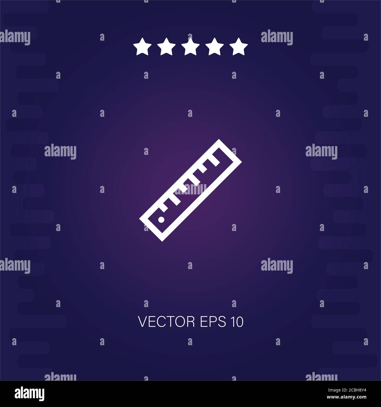 ruler vector icon modern illustration Stock Vector Image & Art - Alamy