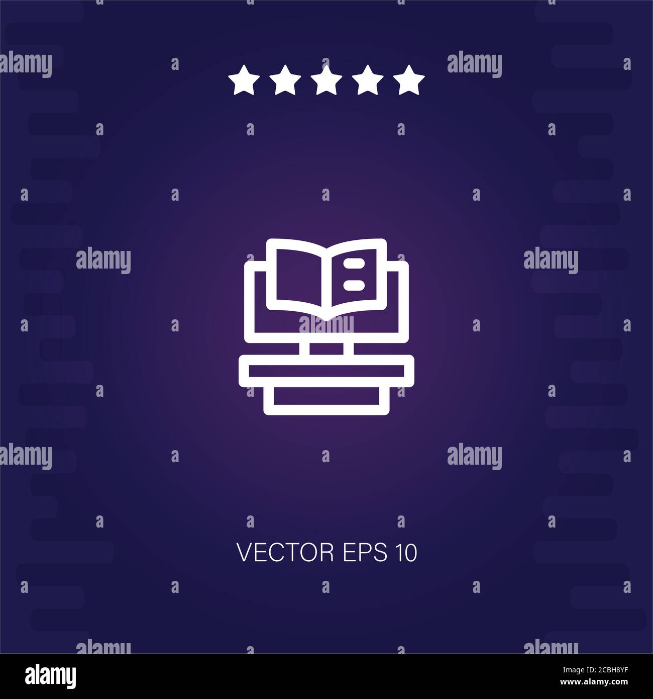 book vector icon modern illustration Stock Vector Image & Art - Alamy