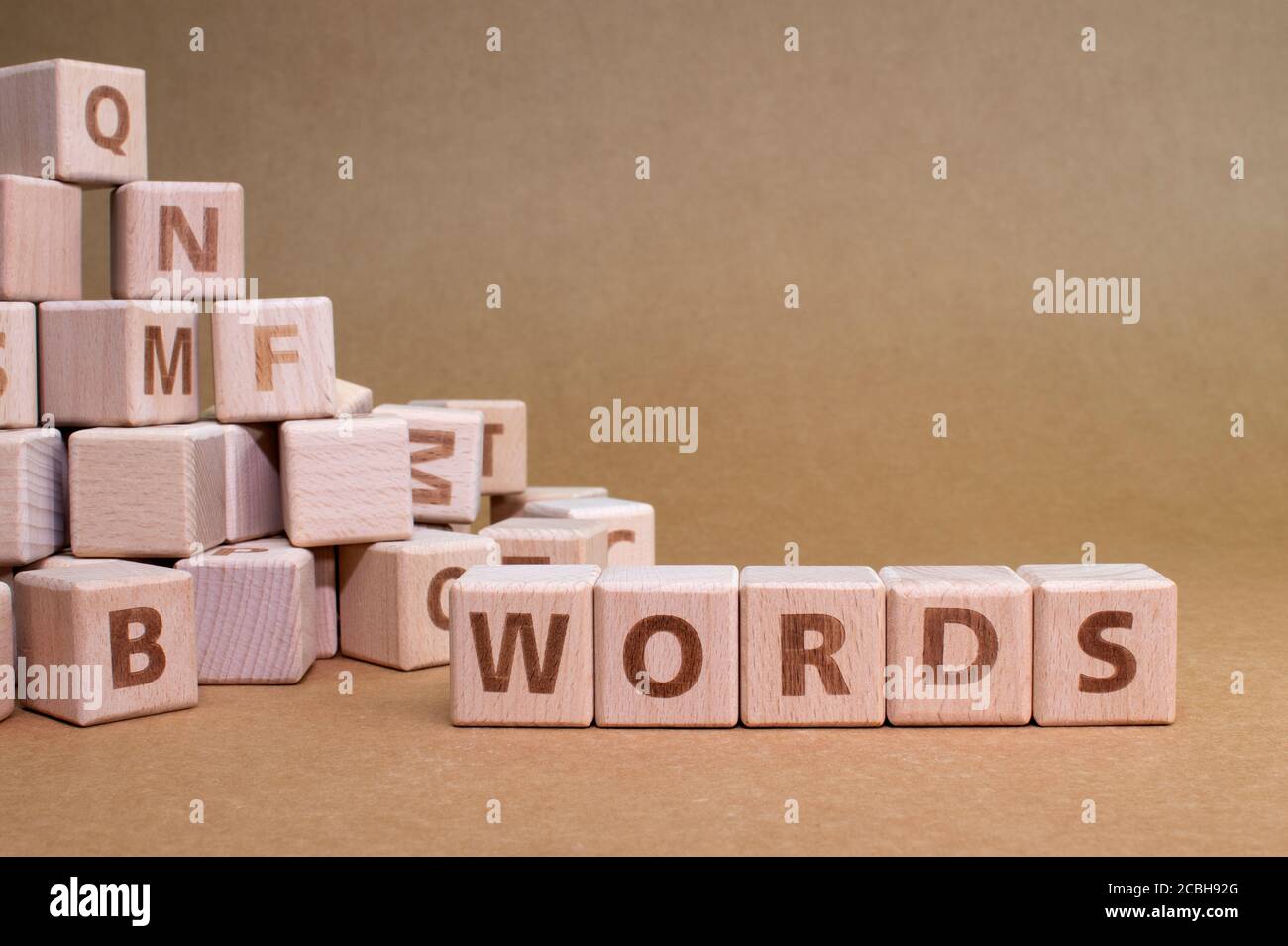 Cube words hi-res stock photography and images - Alamy