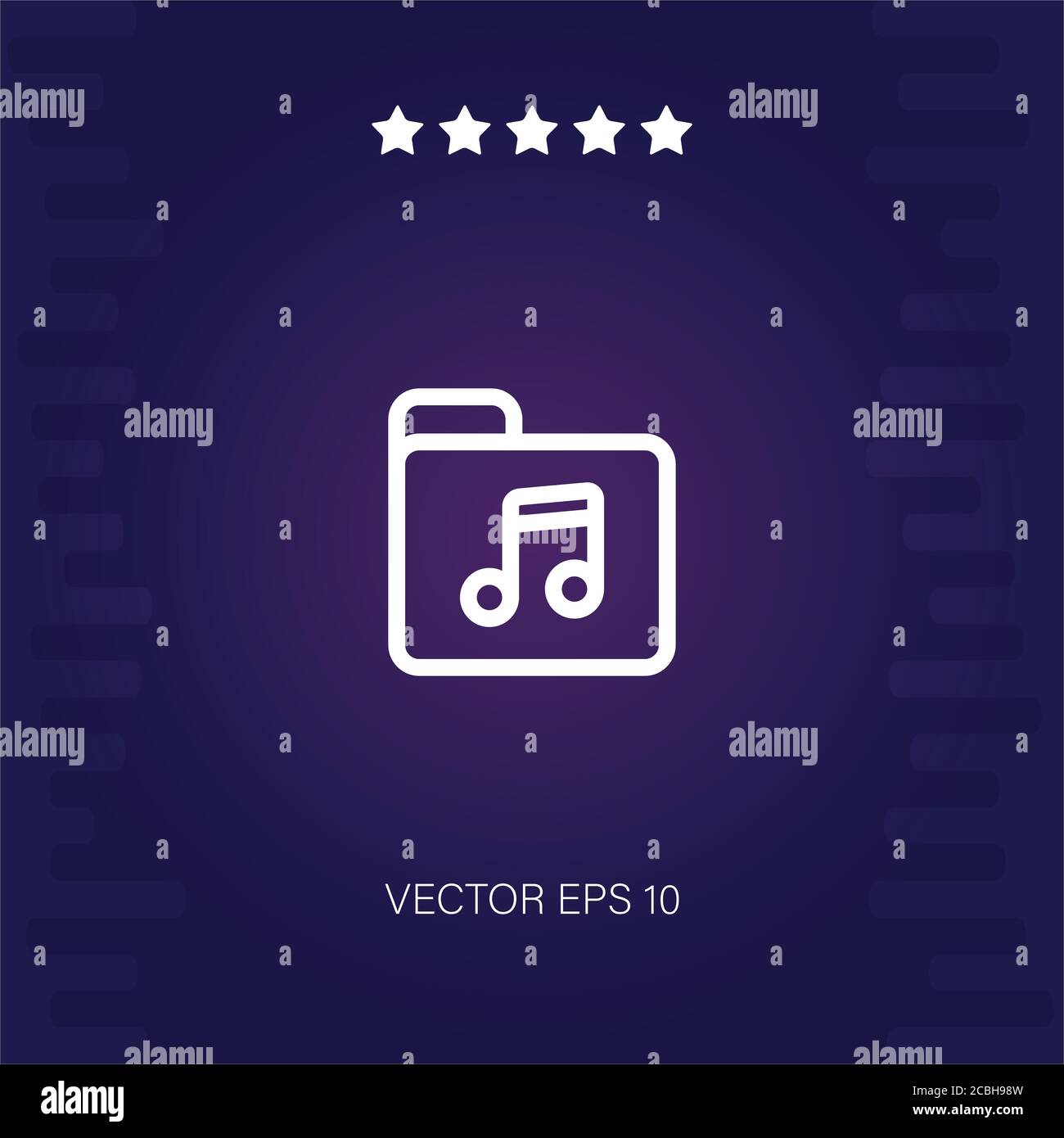 music files vector icon modern illustration Stock Vector Image & Art ...