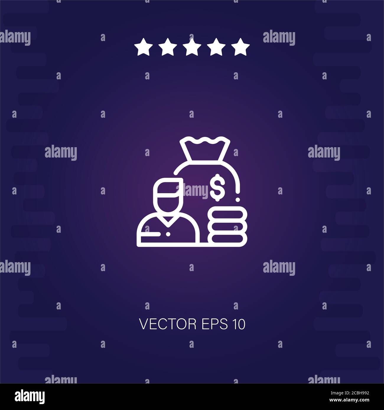 salary vector icon modern illustration Stock Vector Image & Art - Alamy