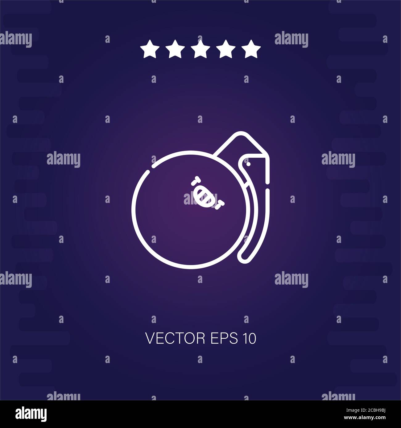 grenade vector icon modern illustration Stock Vector Image & Art - Alamy
