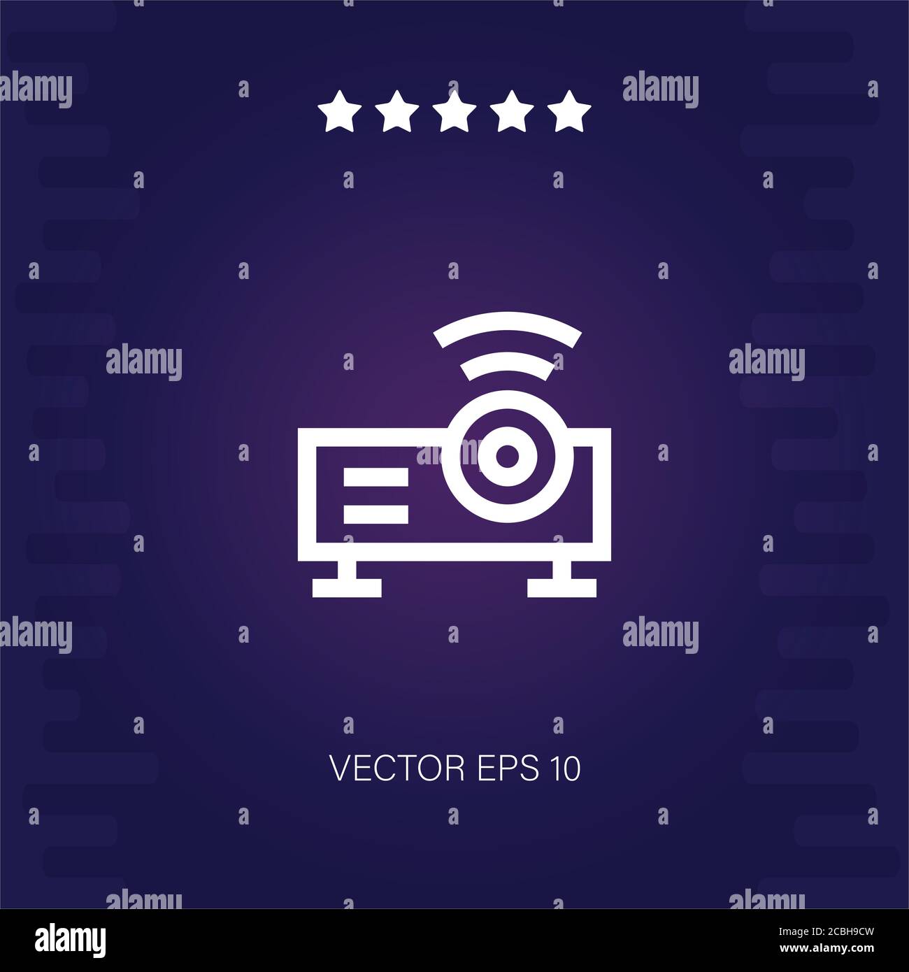 projector vector icon modern illustration Stock Vector Image & Art - Alamy