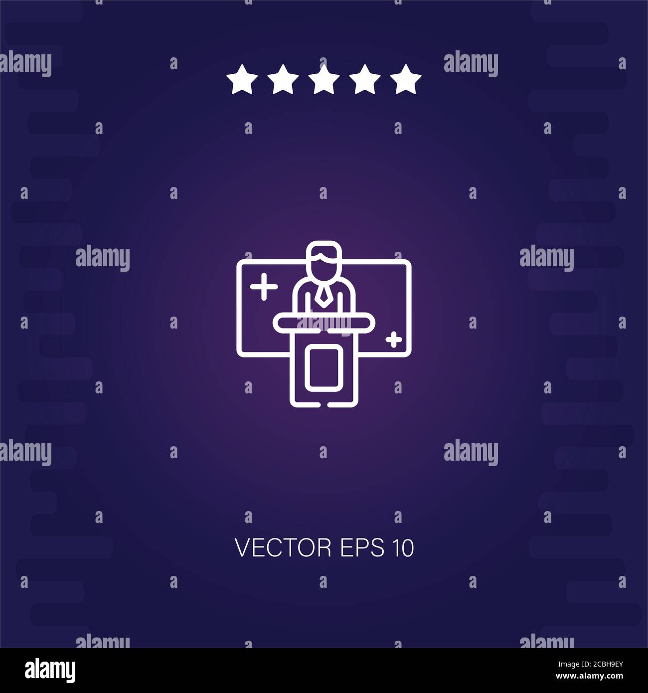 briefing vector icon modern illustration Stock Vector Image & Art - Alamy