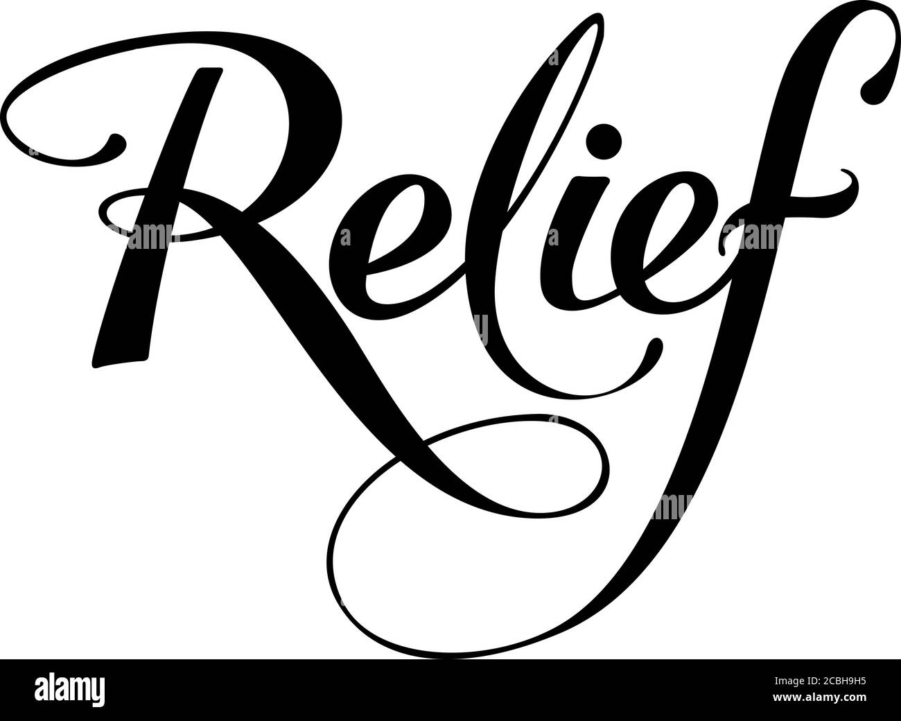 Custom Calligraphy Text Stock Vector Image & Art - Alamy