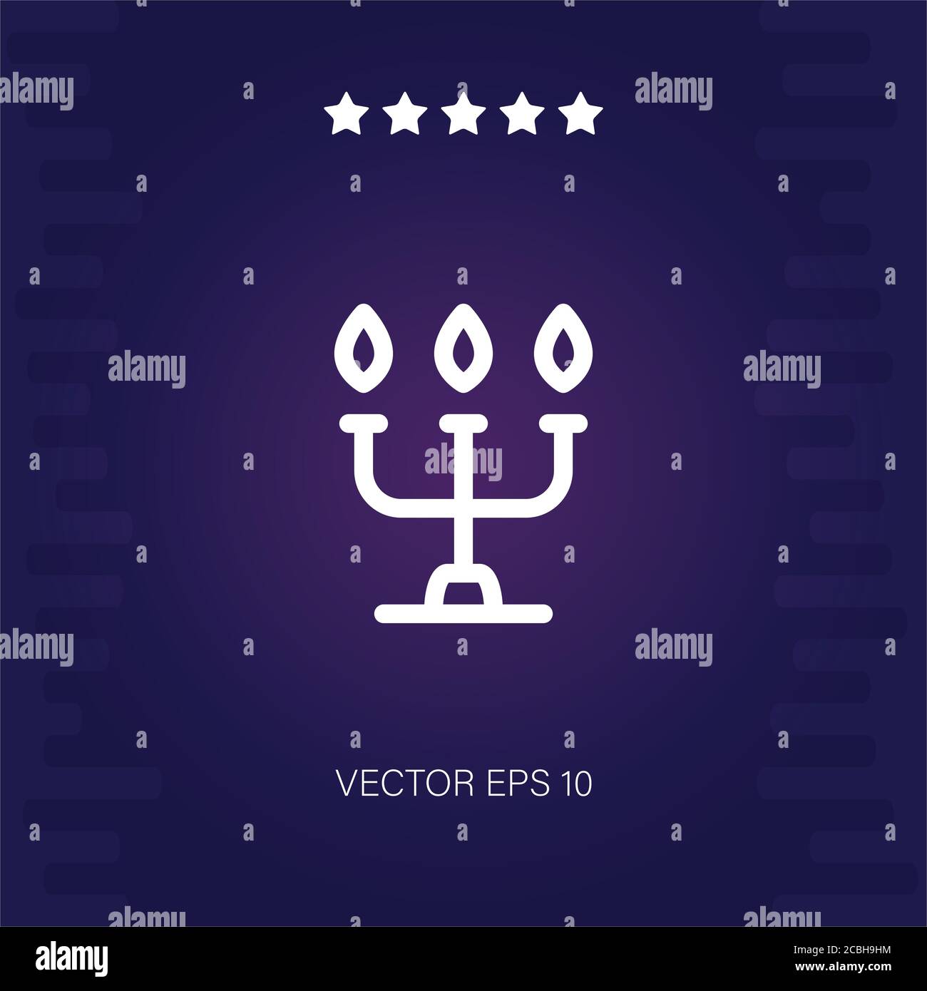 candle vector icon modern illustration Stock Vector Image & Art - Alamy