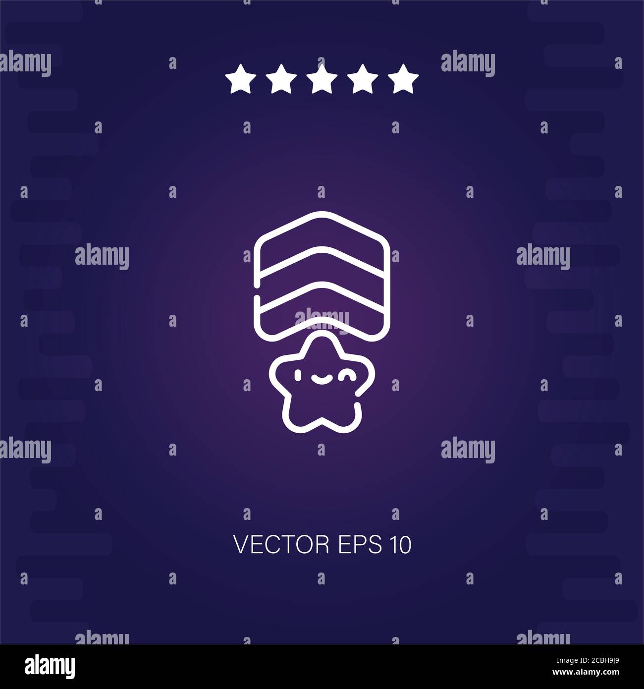 chevron vector icon modern illustration Stock Vector Image & Art - Alamy