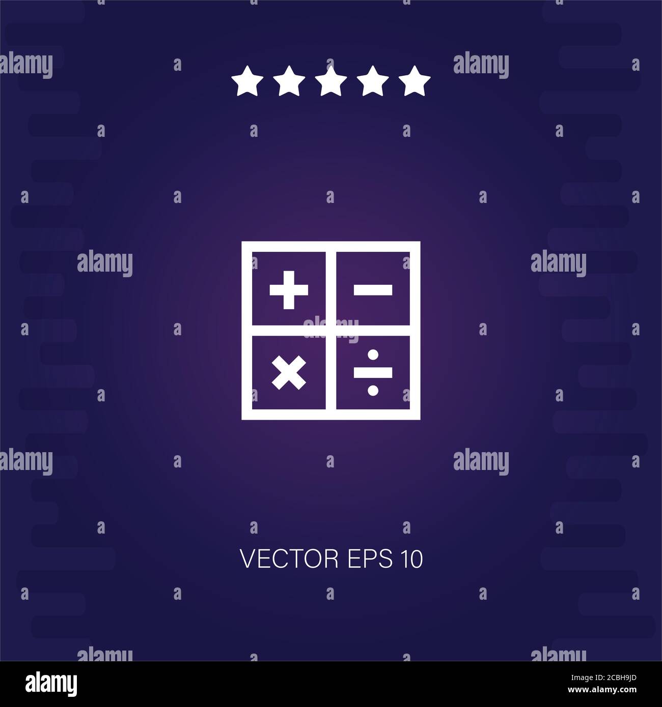 maths vector icon modern illustration Stock Vector Image & Art - Alamy