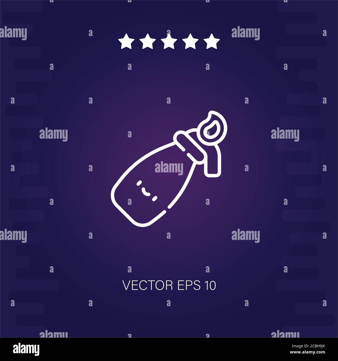 molotov cocktail vector icon modern illustration Stock Vector Image ...