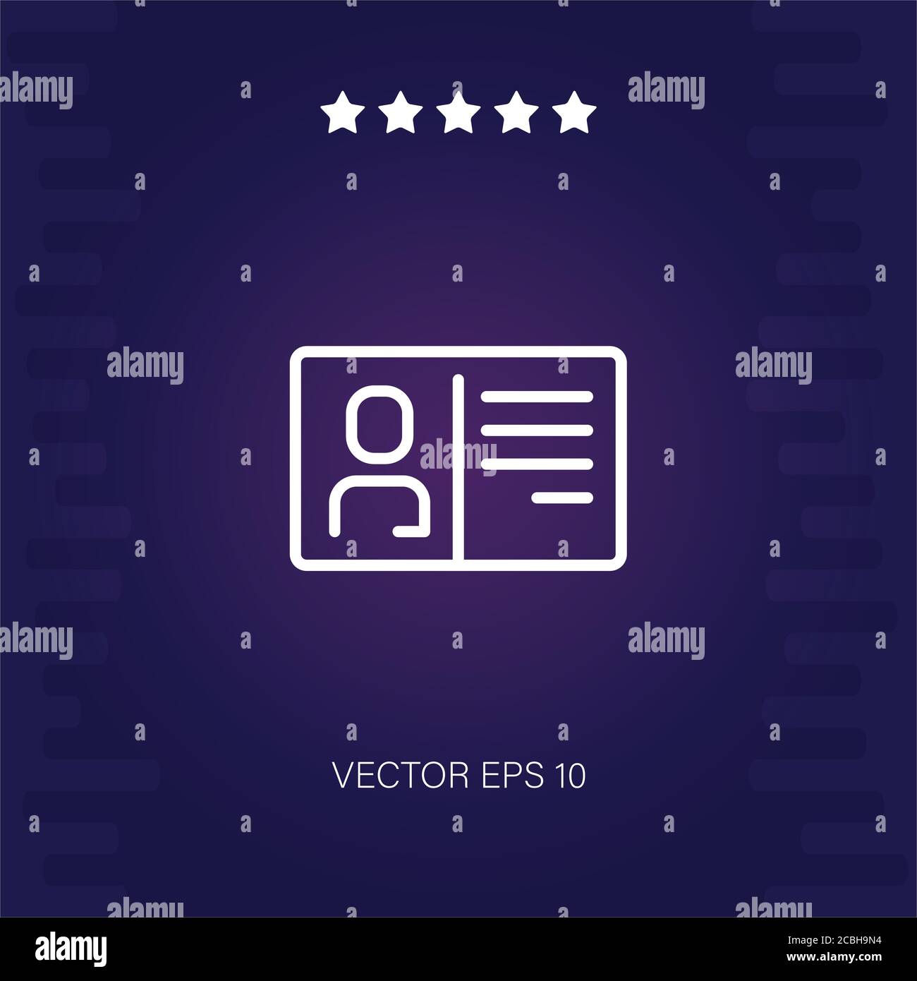 profile vector icon modern illustration Stock Vector Image & Art - Alamy