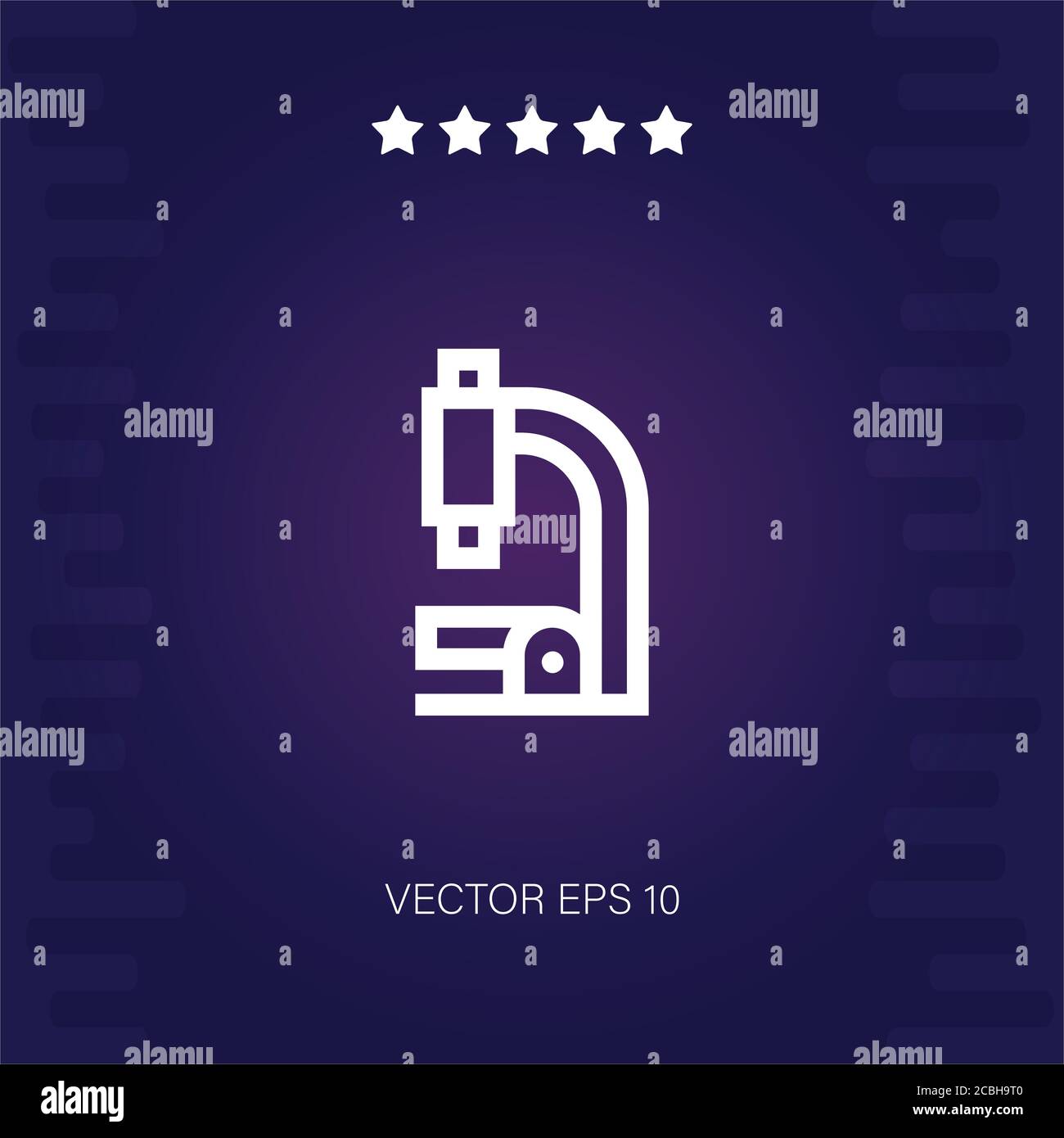 microscope vector icon modern illustration Stock Vector Image & Art - Alamy