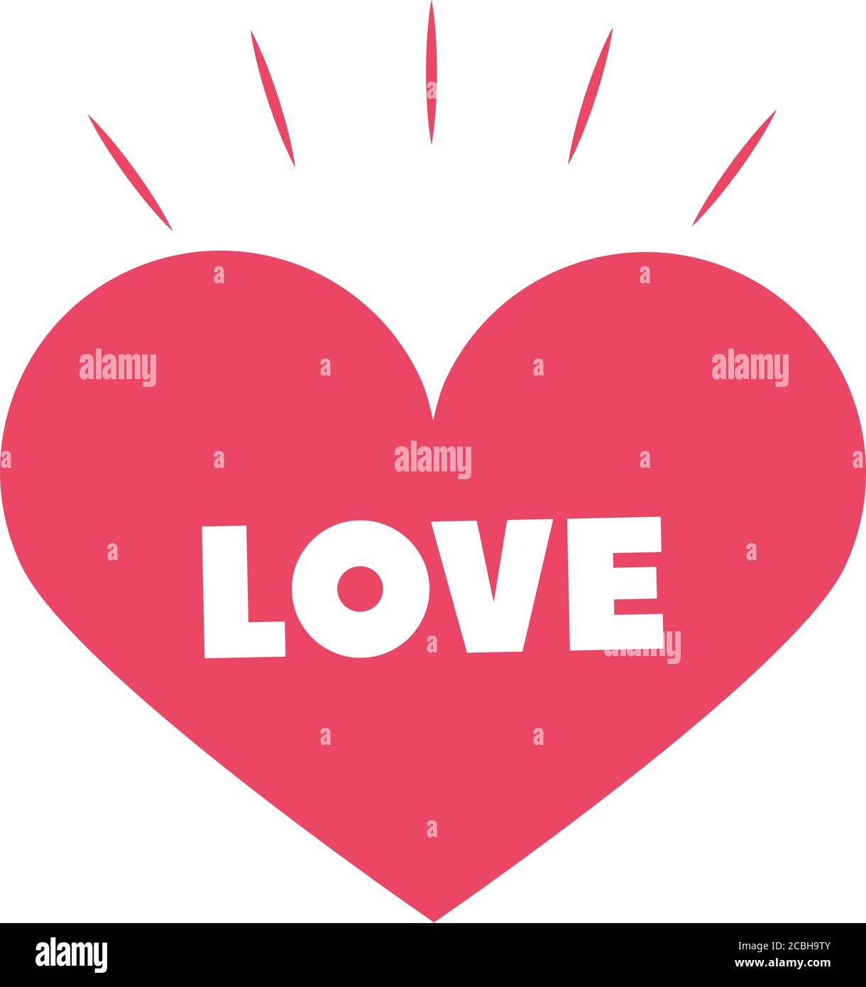slang bubbles, love phrase red heart over white background, flat icon ...