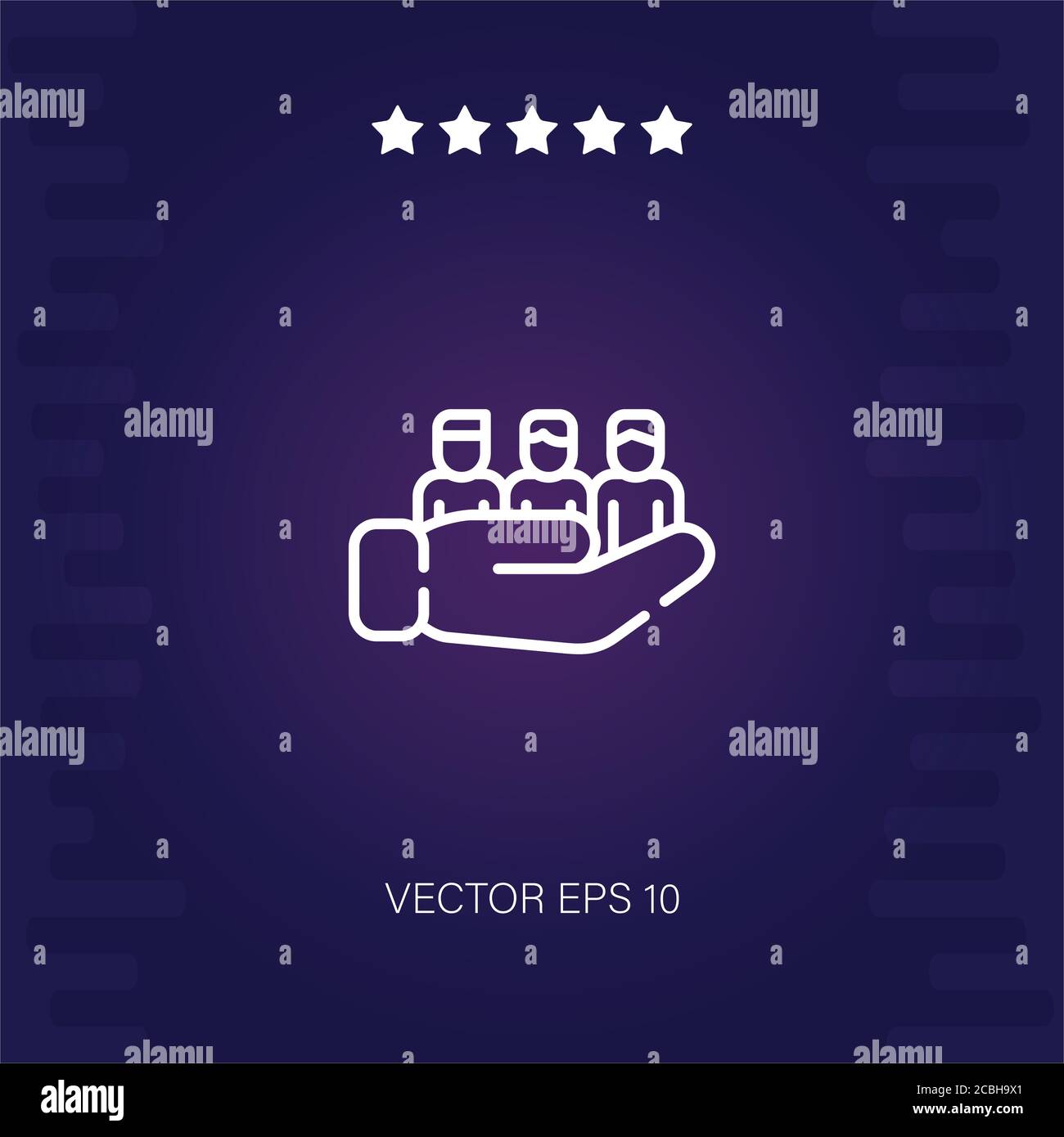 team vector icon modern illustration Stock Vector Image & Art - Alamy