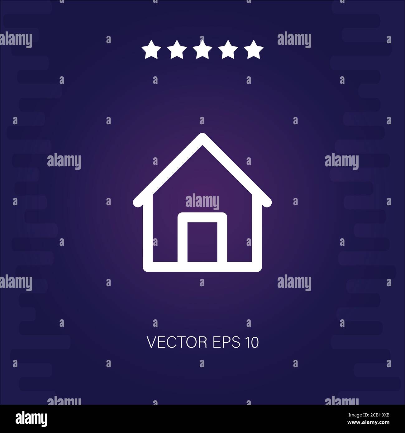 home vector icon modern illustration Stock Vector Image & Art - Alamy