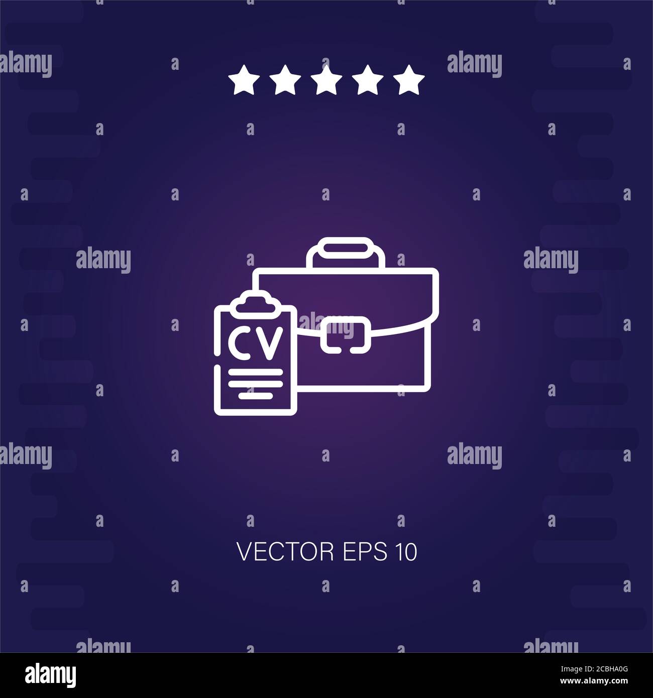 curriculum vitae vector icon modern illustration Stock Vector Image ...