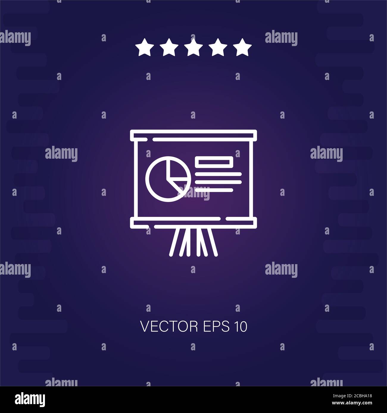 presentation vector icon modern illustration Stock Vector Image & Art ...