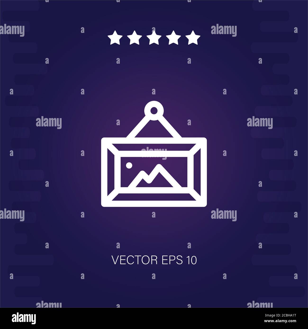 frame vector icon modern illustration Stock Vector Image & Art - Alamy