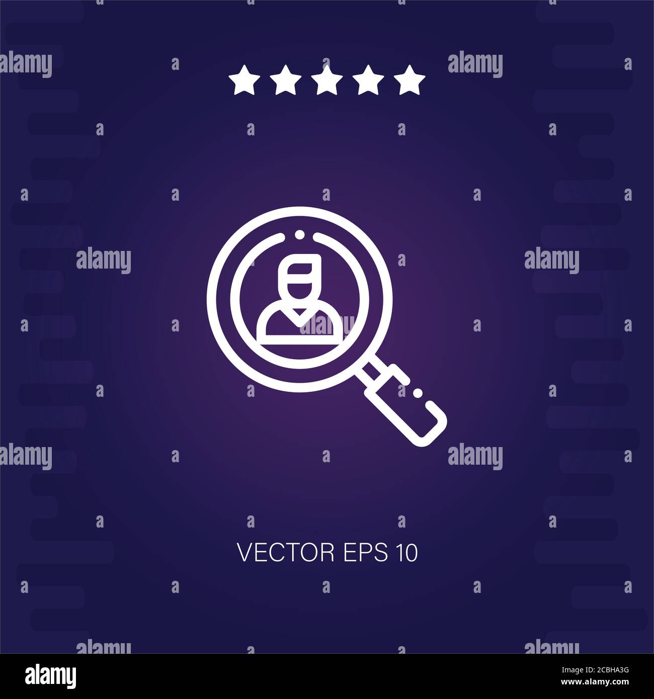 recruitment vector icon modern illustration Stock Vector Image & Art ...