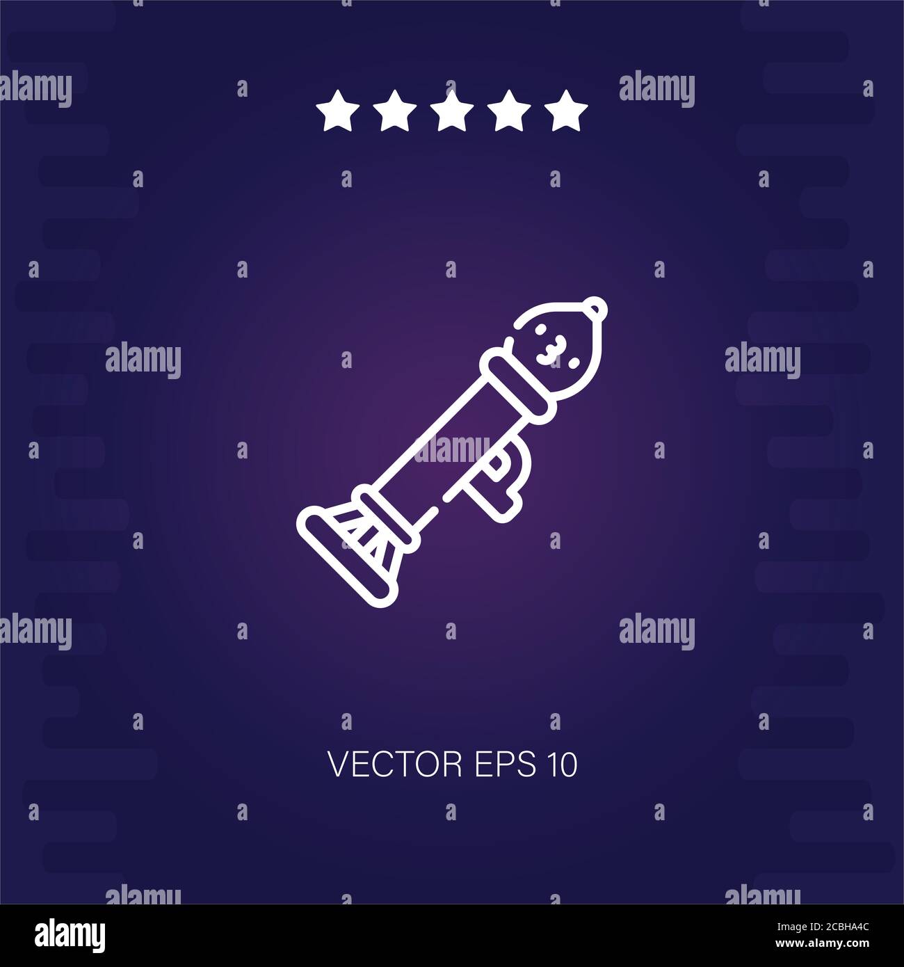 Bazooka icon vector symbol Stock Vector Images - Alamy