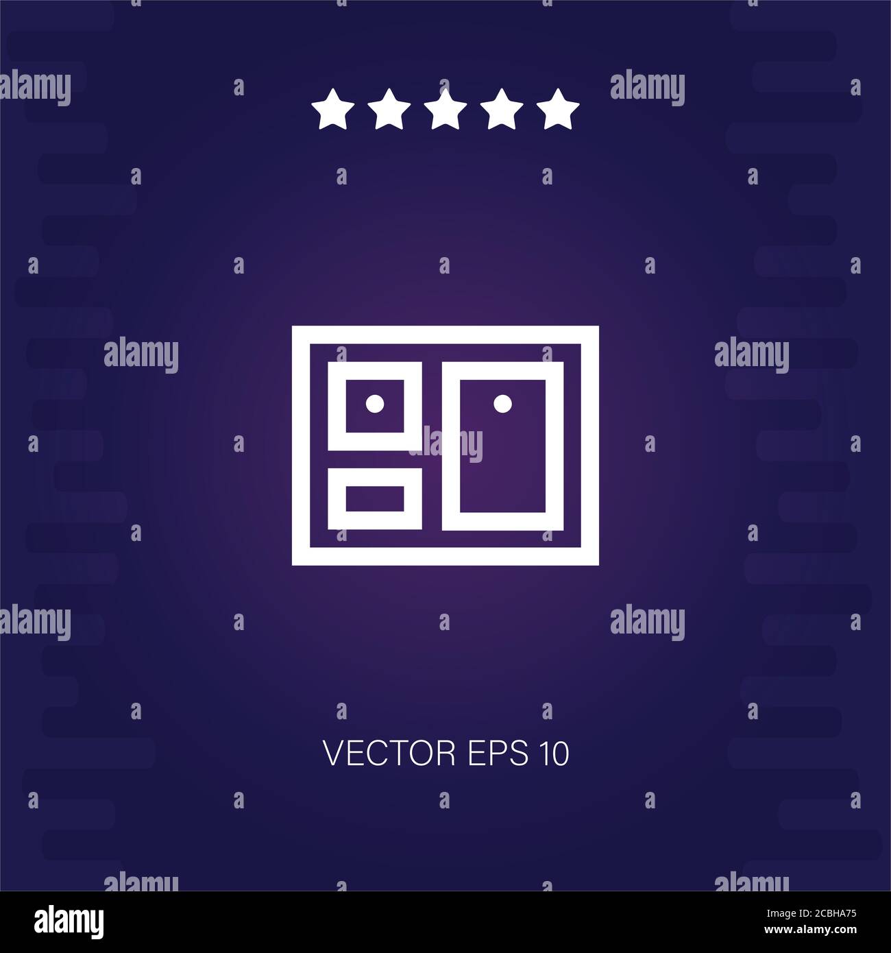 bulletin board vector icon modern illustration Stock Vector Image & Art ...