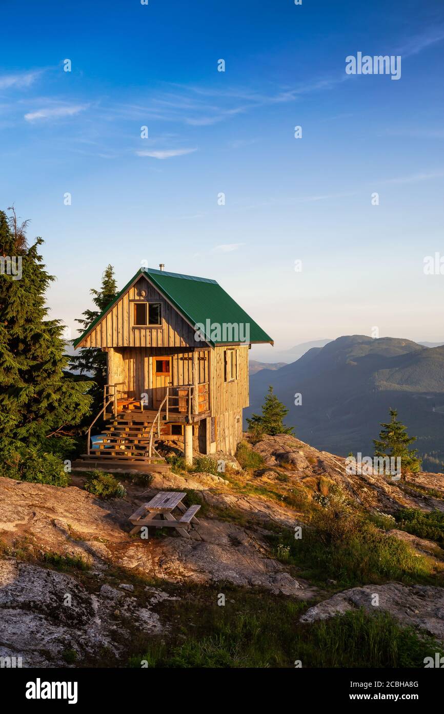 Beautiful Panoramic View of Canadian Nature Landscape Stock Photo - Alamy