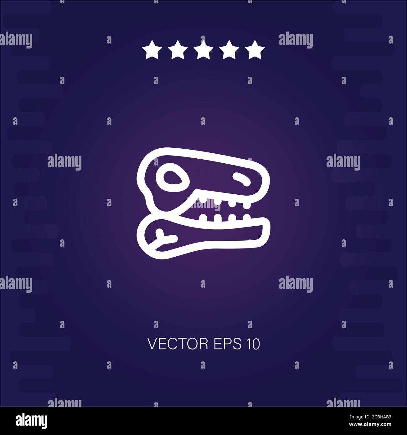 skull vector icon modern illustration Stock Vector Image & Art - Alamy