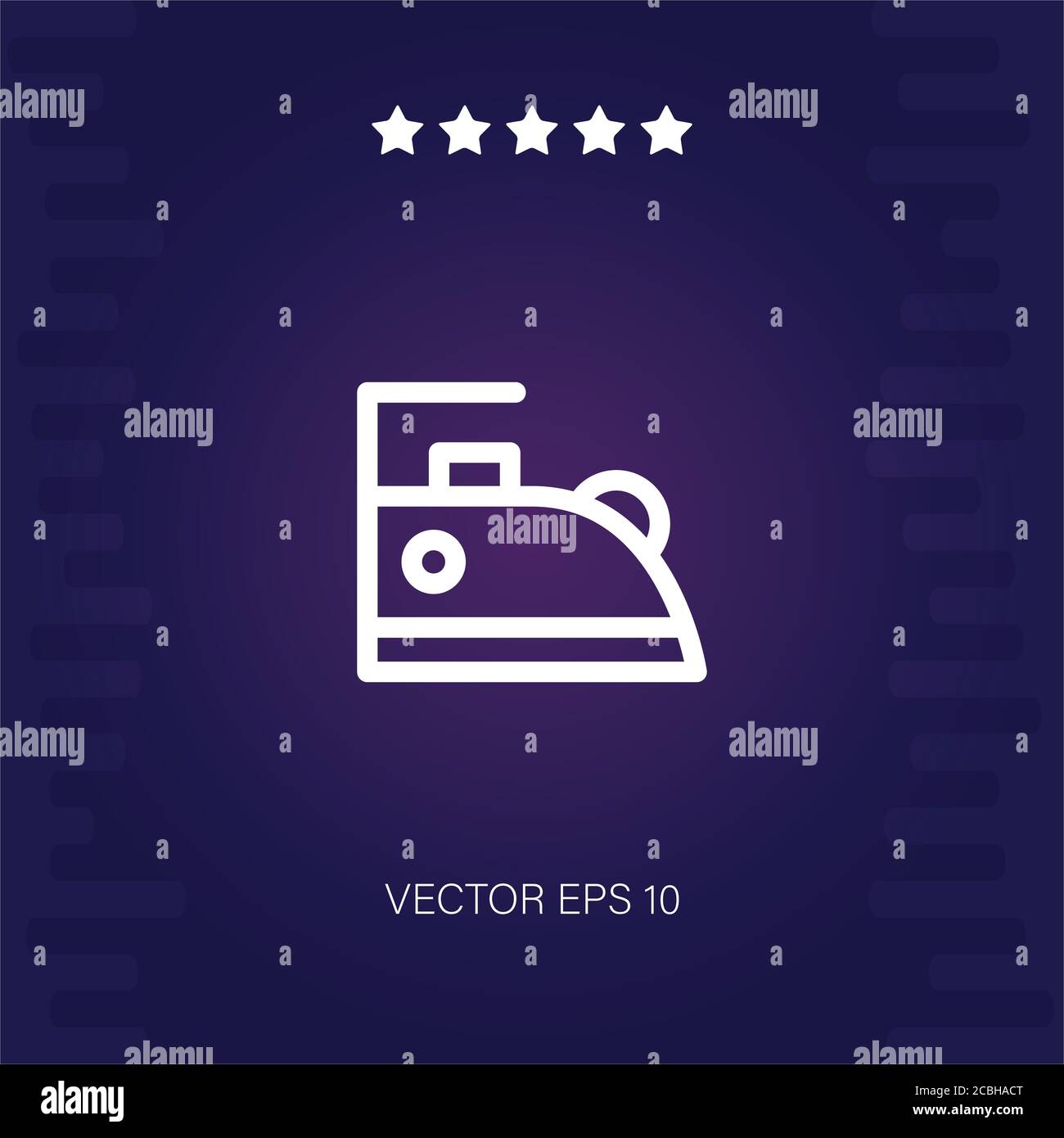 iron vector icon modern illustration Stock Vector Image & Art - Alamy