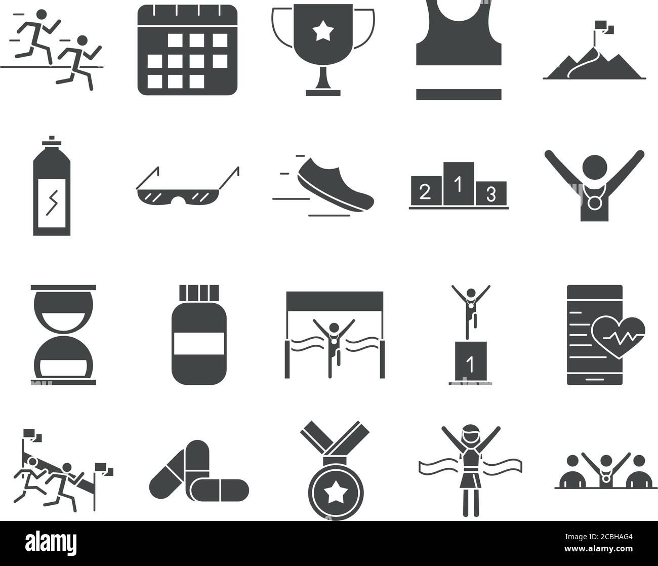 Running shoe clock Stock Vector Images - Alamy