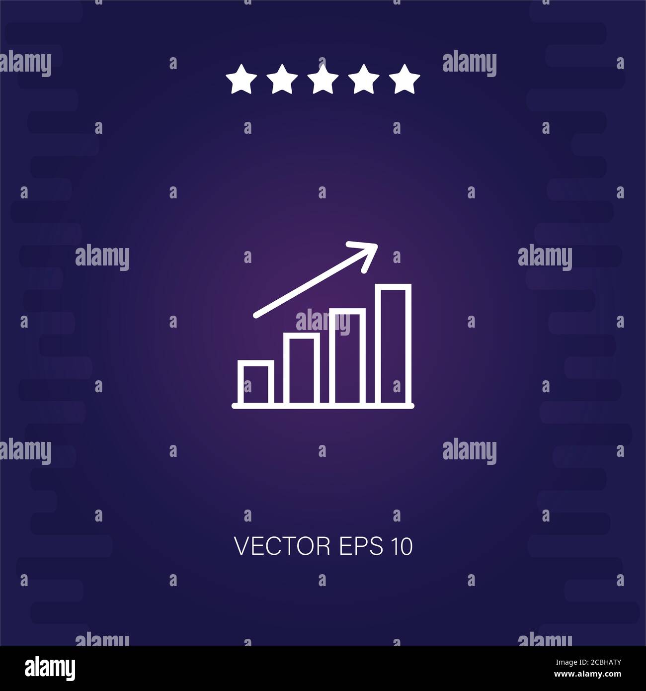 graph vector icon modern illustration Stock Vector Image & Art - Alamy