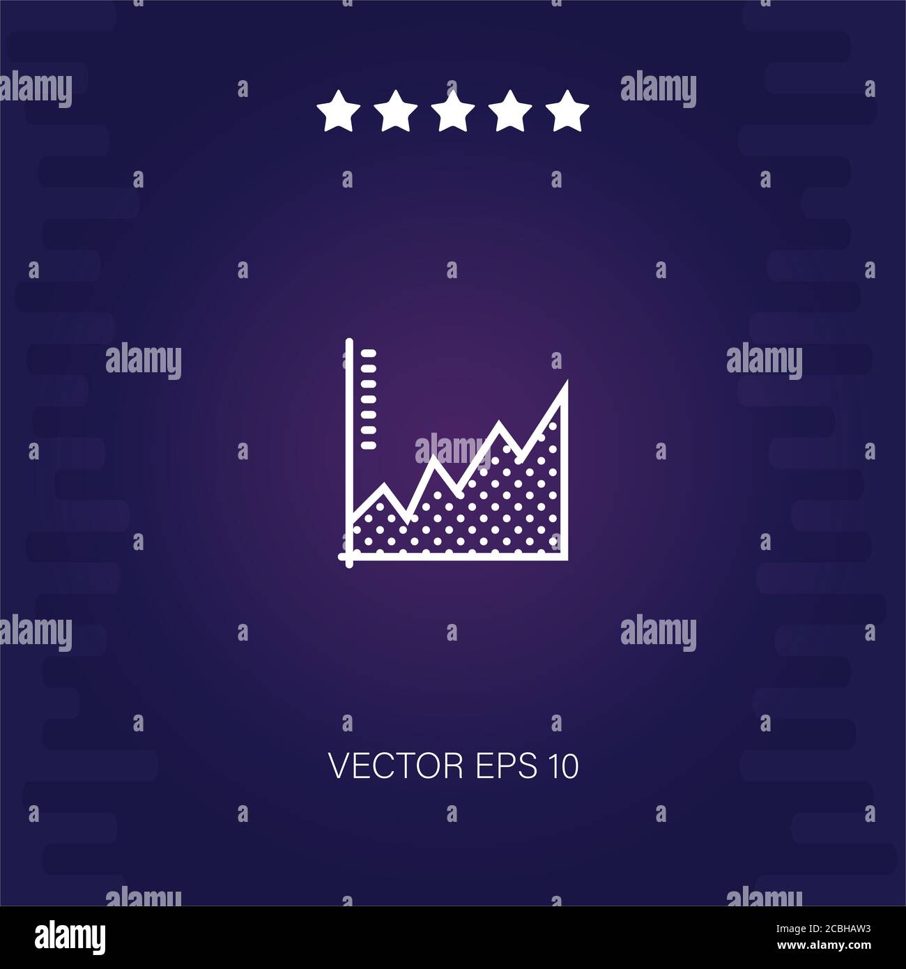 graph vector icon modern illustration Stock Vector Image & Art - Alamy