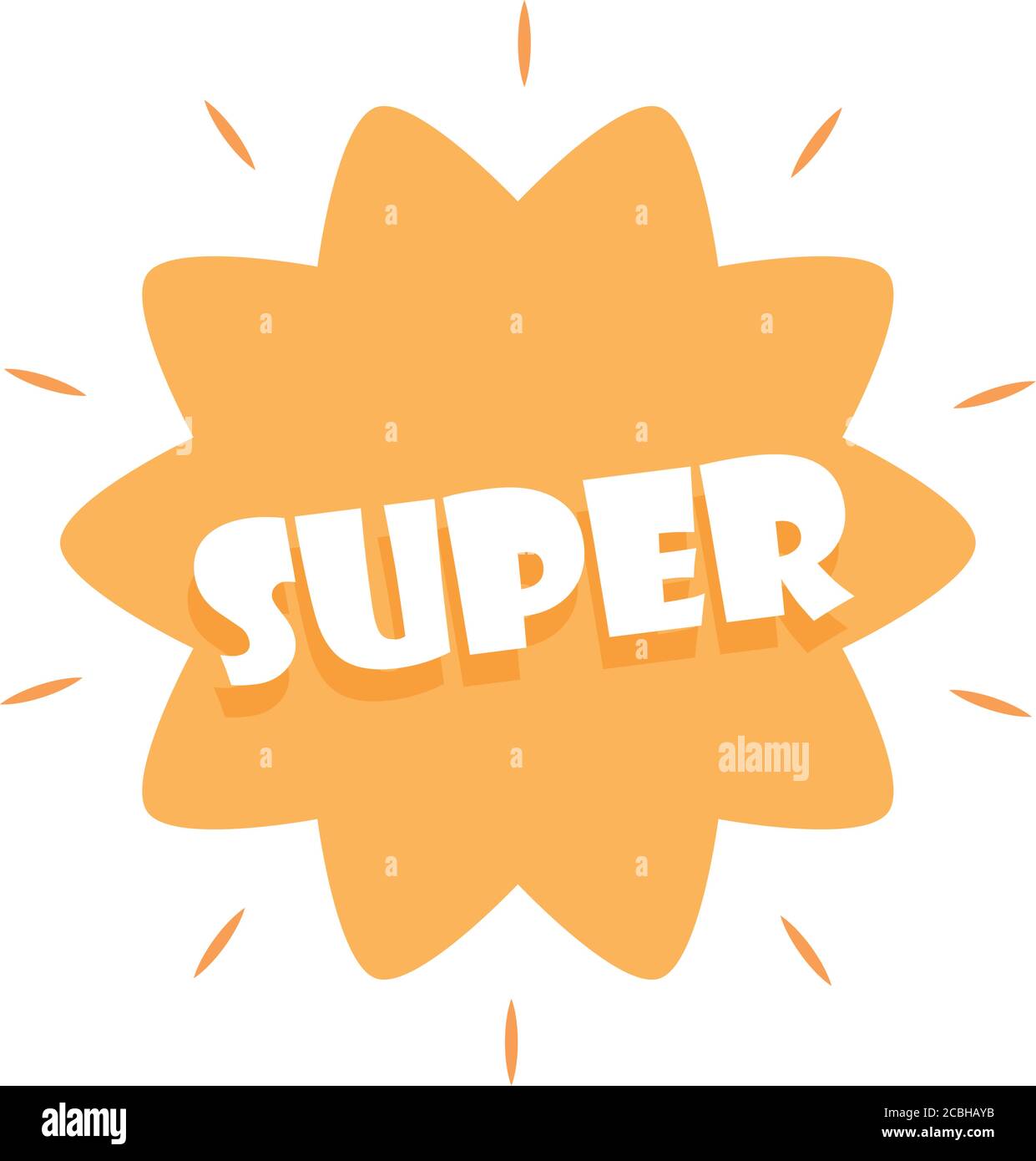 slang bubbles, sticker super over white background, flat icon design ...