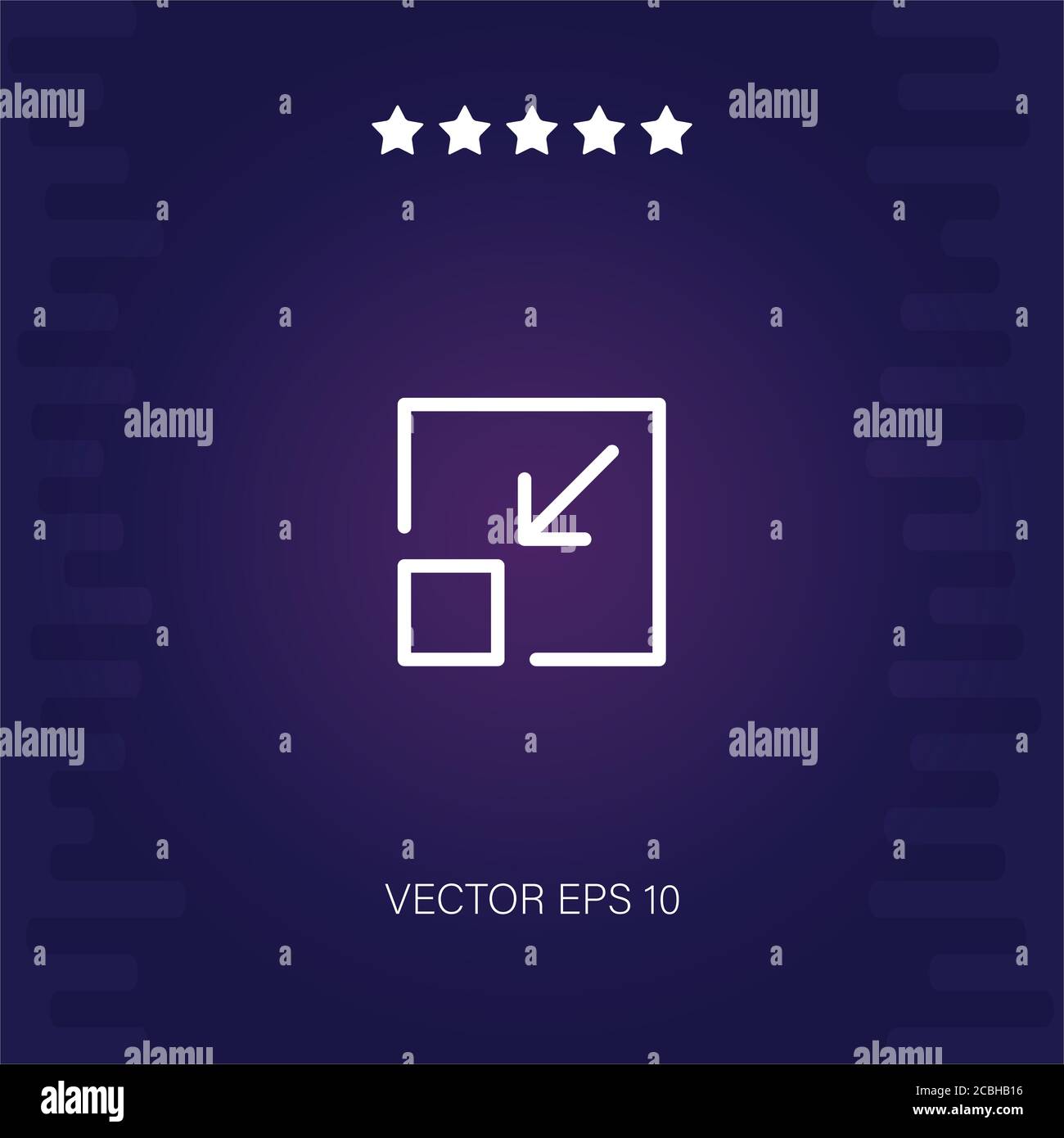 minimize vector icon modern illustration Stock Vector Image & Art - Alamy