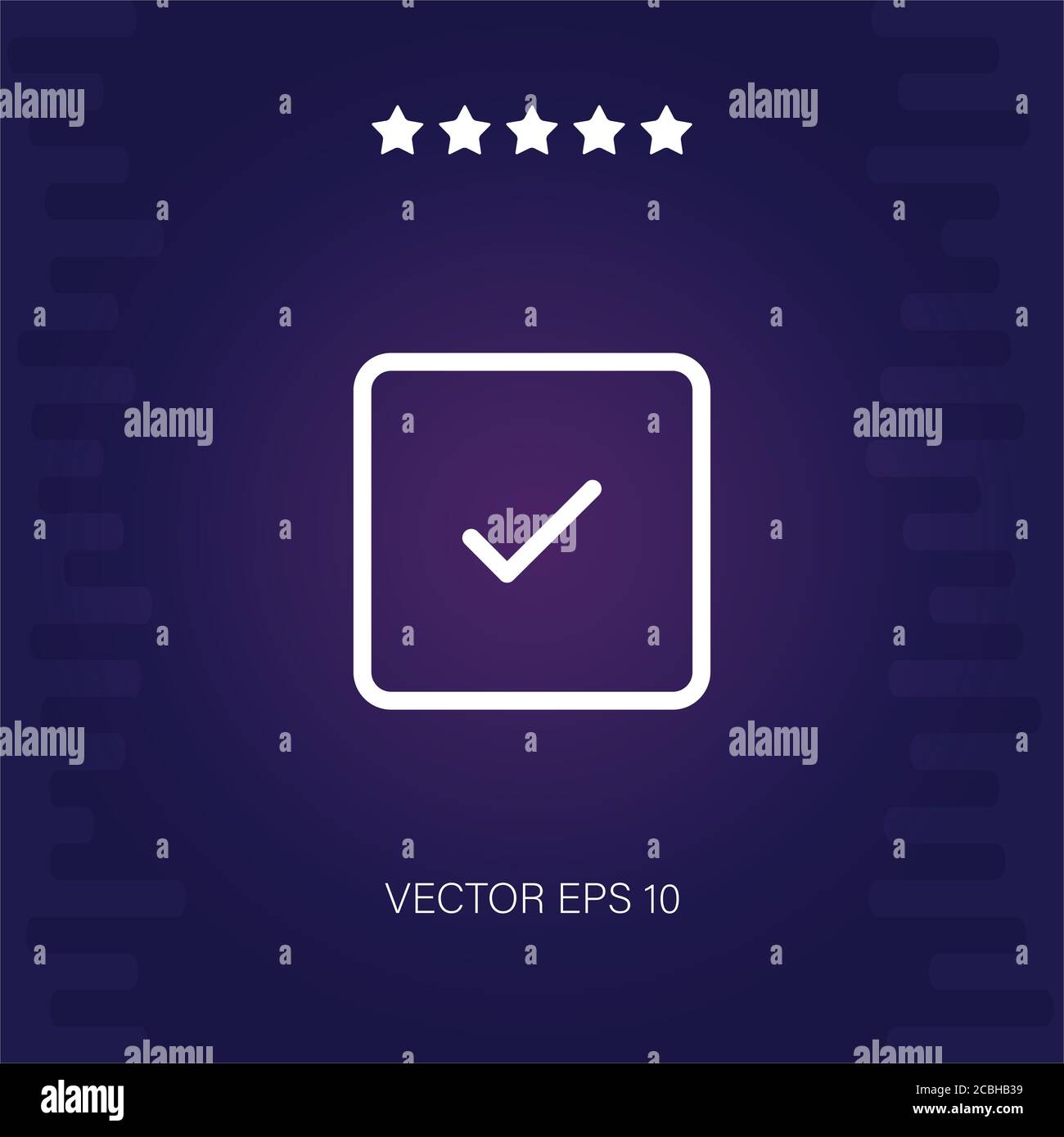 check vector icon modern illustration Stock Vector Image & Art - Alamy