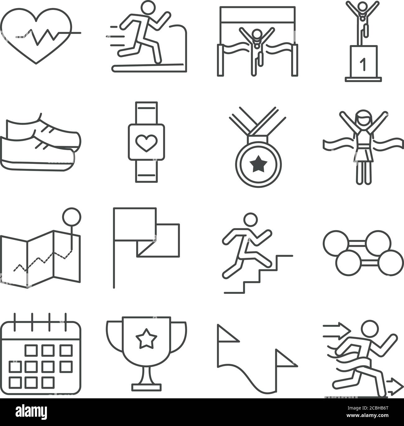 running sport race heartbeat runner podium shoes watch trophy barbell ...