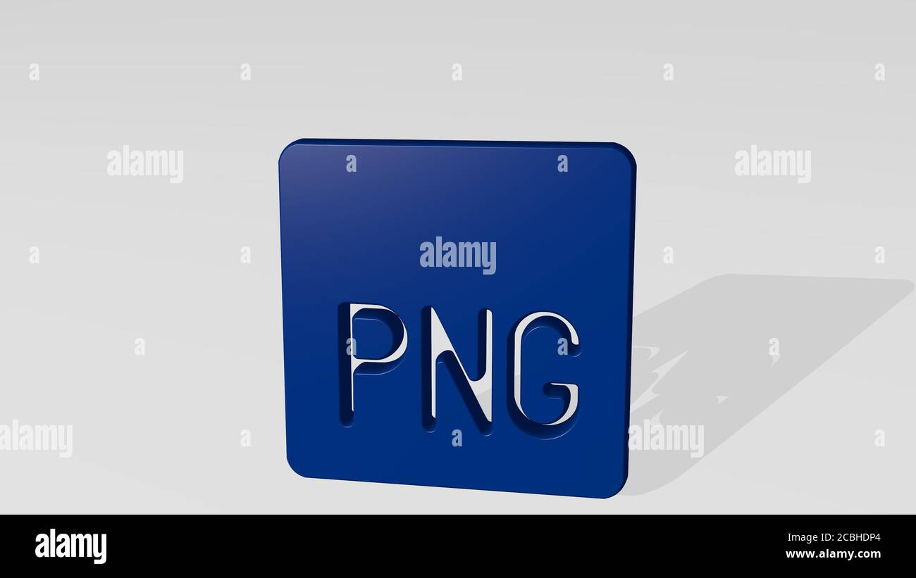 image document png 3D icon casting shadow - 3D illustration for ...