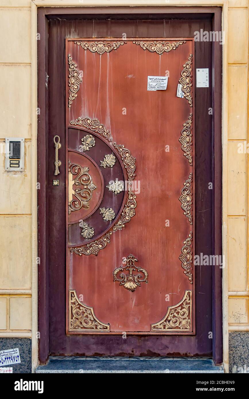 Saudi Arabian doors Stock Photo - Alamy