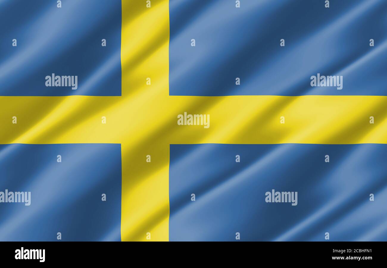 Swedish flag graphic hi-res stock photography and images - Alamy