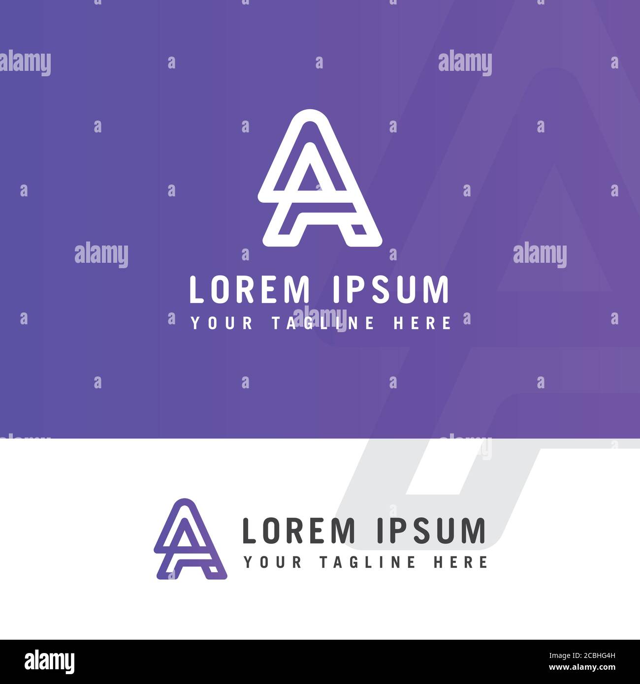 Latter a logo hi-res stock photography and images - Alamy