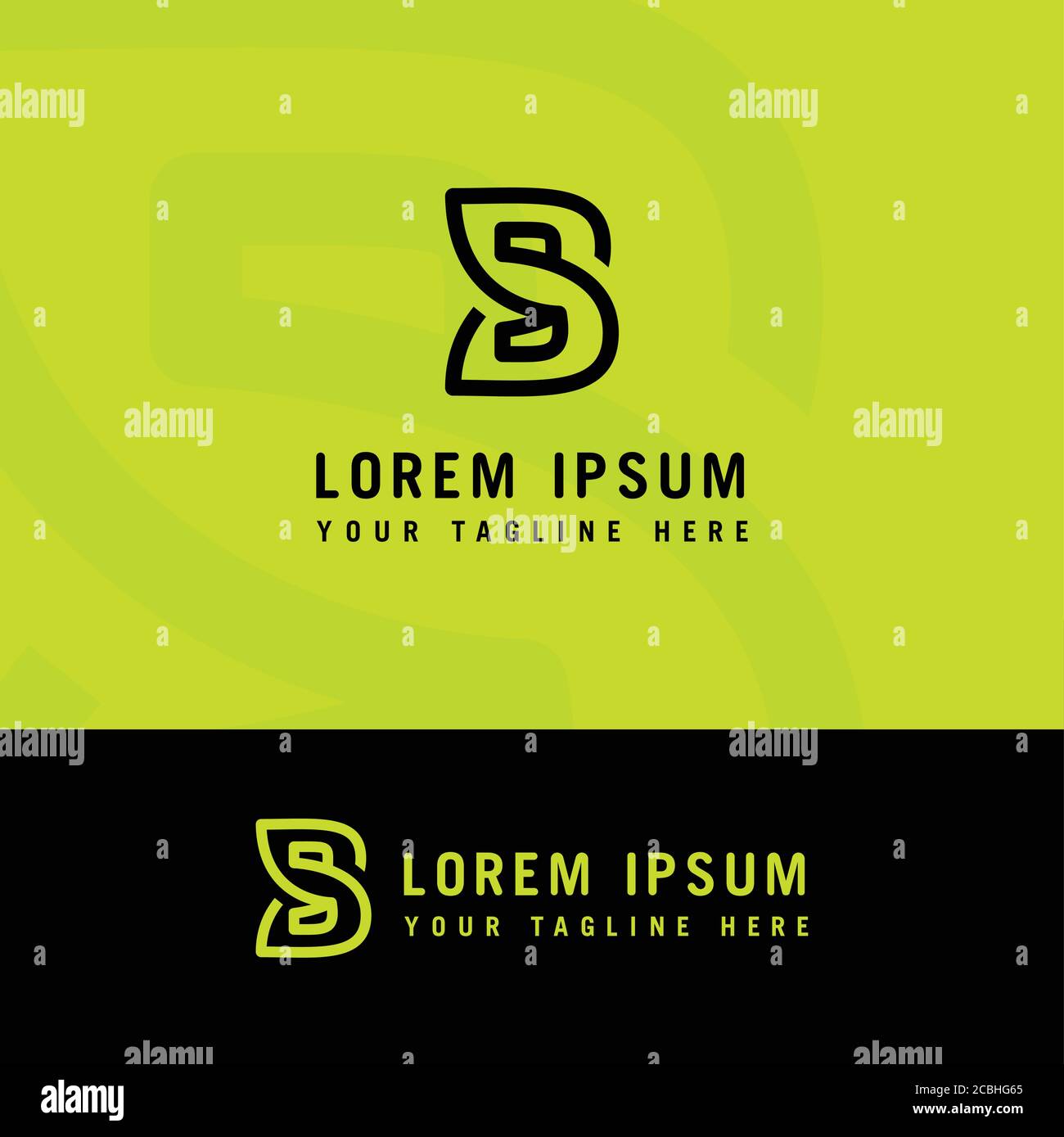 B letter monogram, negative space Stock Vector Image & Art - Alamy