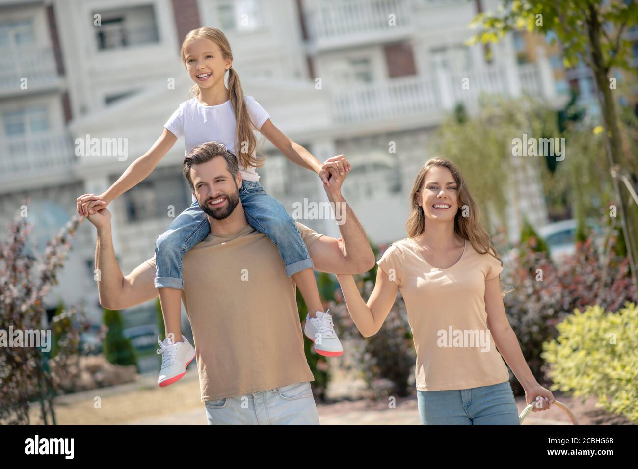 Positively smiling hi-res stock photography and images - Alamy