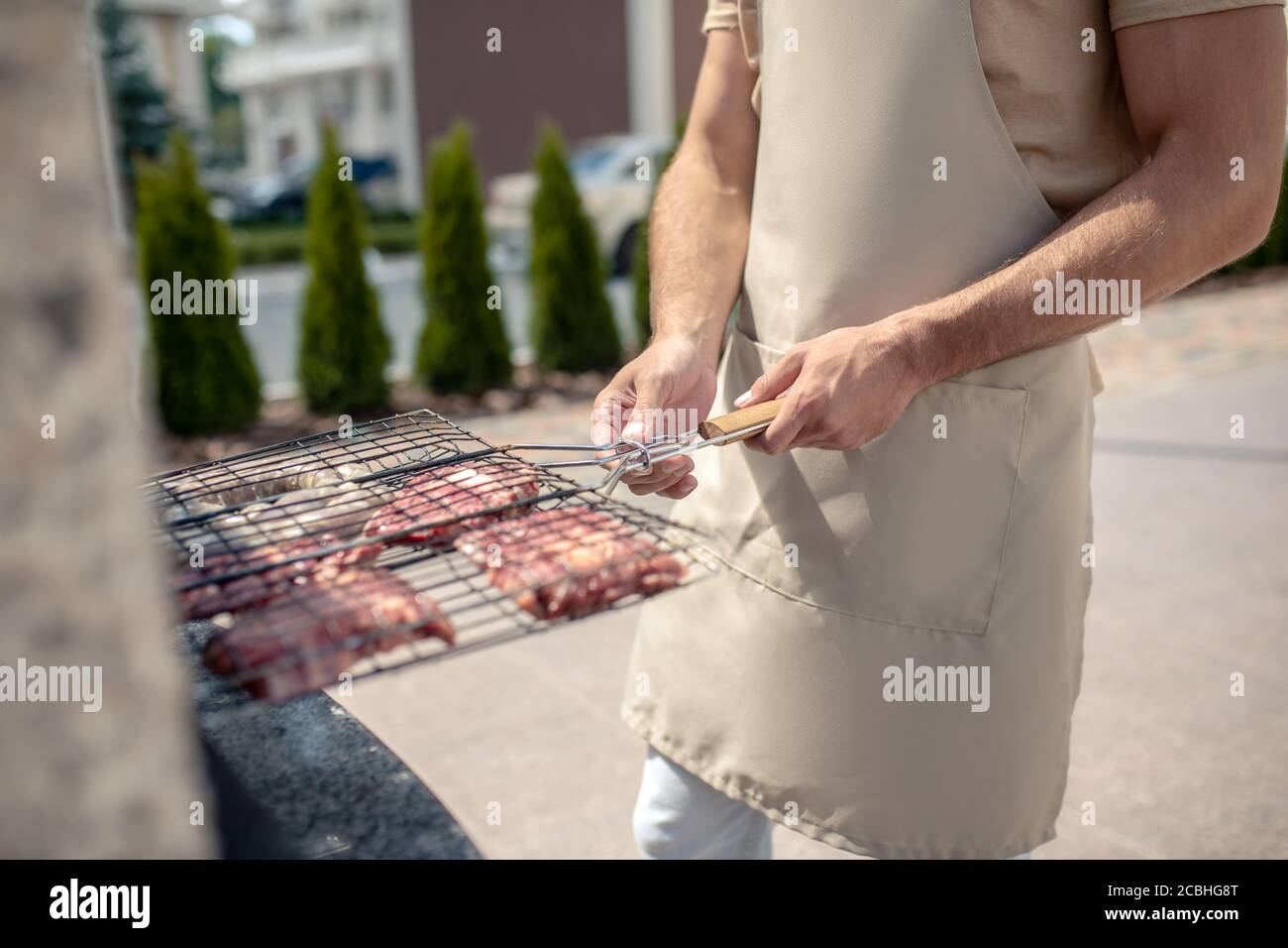 Human grill hi-res stock photography and images - Alamy