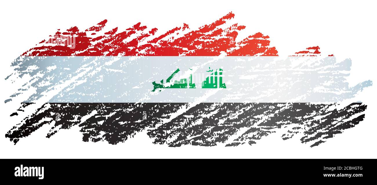 Flag of Iraq, Republic of Iraq. Template for award design, an official ...