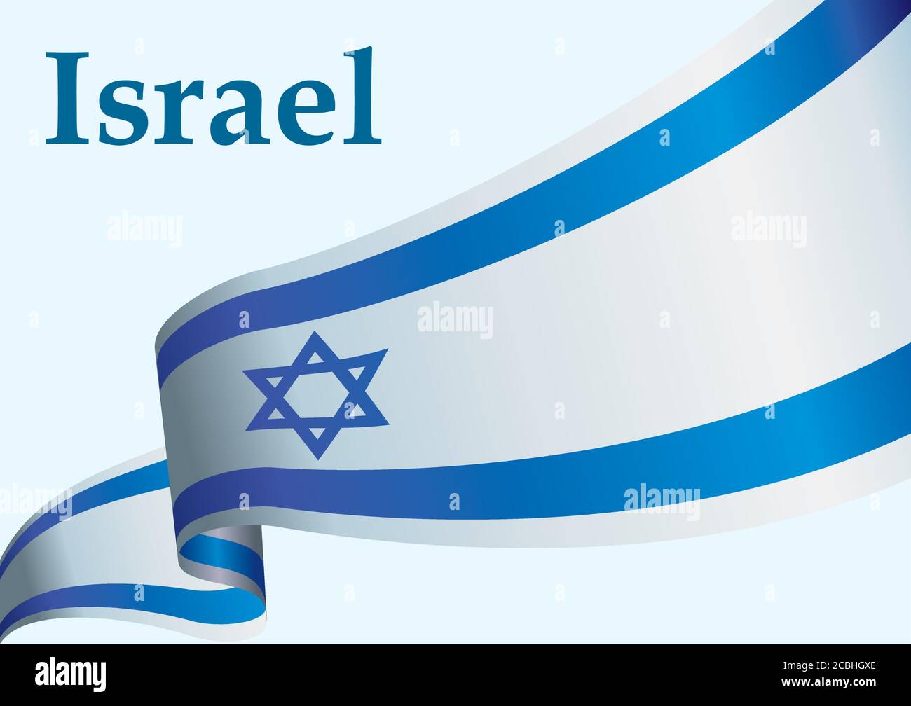 Flag of Israel, State of Israel, template for award design, an official ...