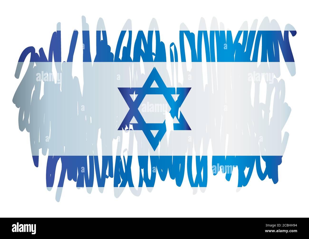 Flag of Israel, State of Israel, template for award design, an official ...
